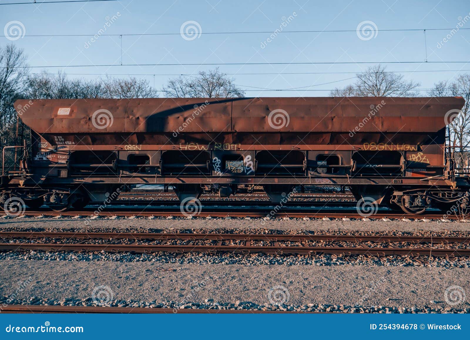 Old Rusty Cargo Trains of the Deutsche Bahn in Germany Editorial Stock ...