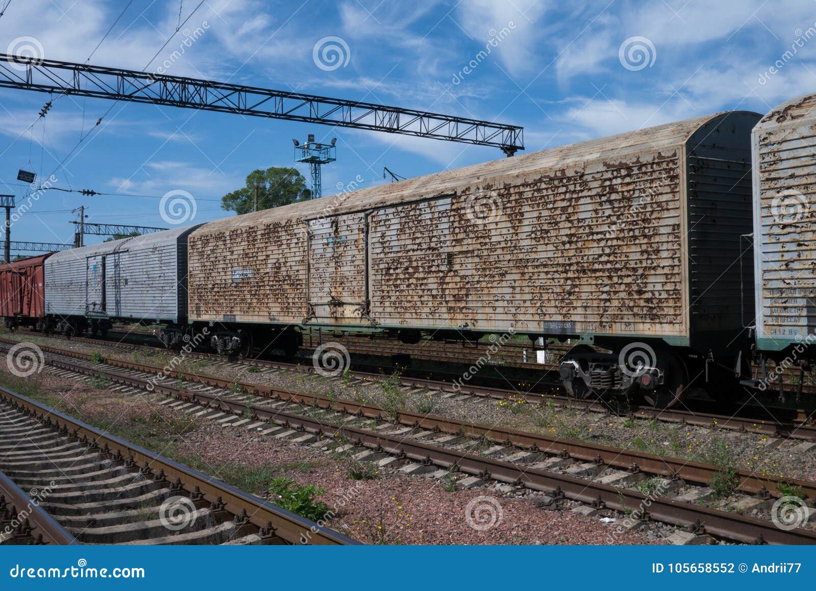Old Rusty Cargo Ship Stock Image | CartoonDealer.com #35824897