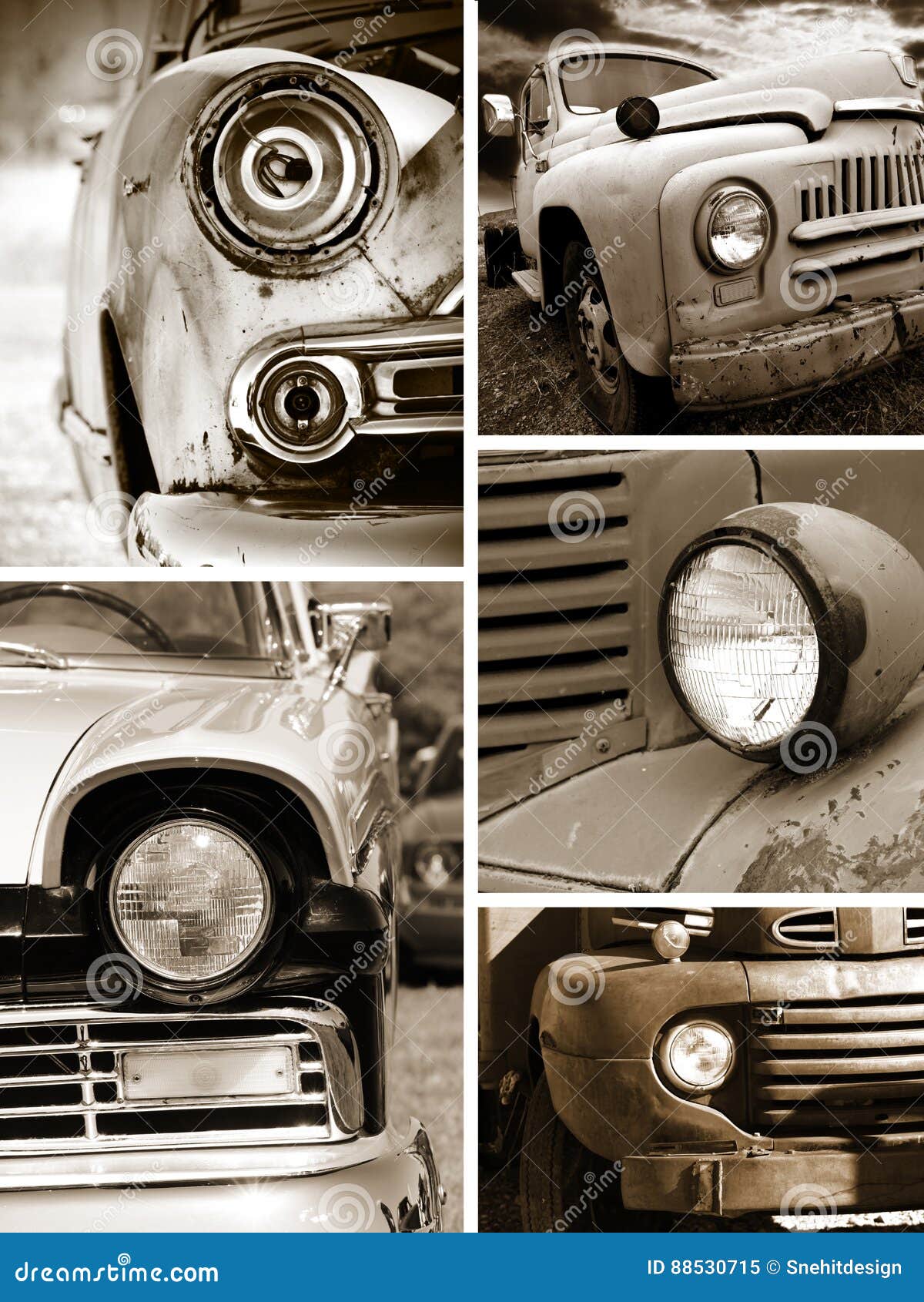 Old rusty cars head lamp stock image. Image of lamp, rust - 88530715