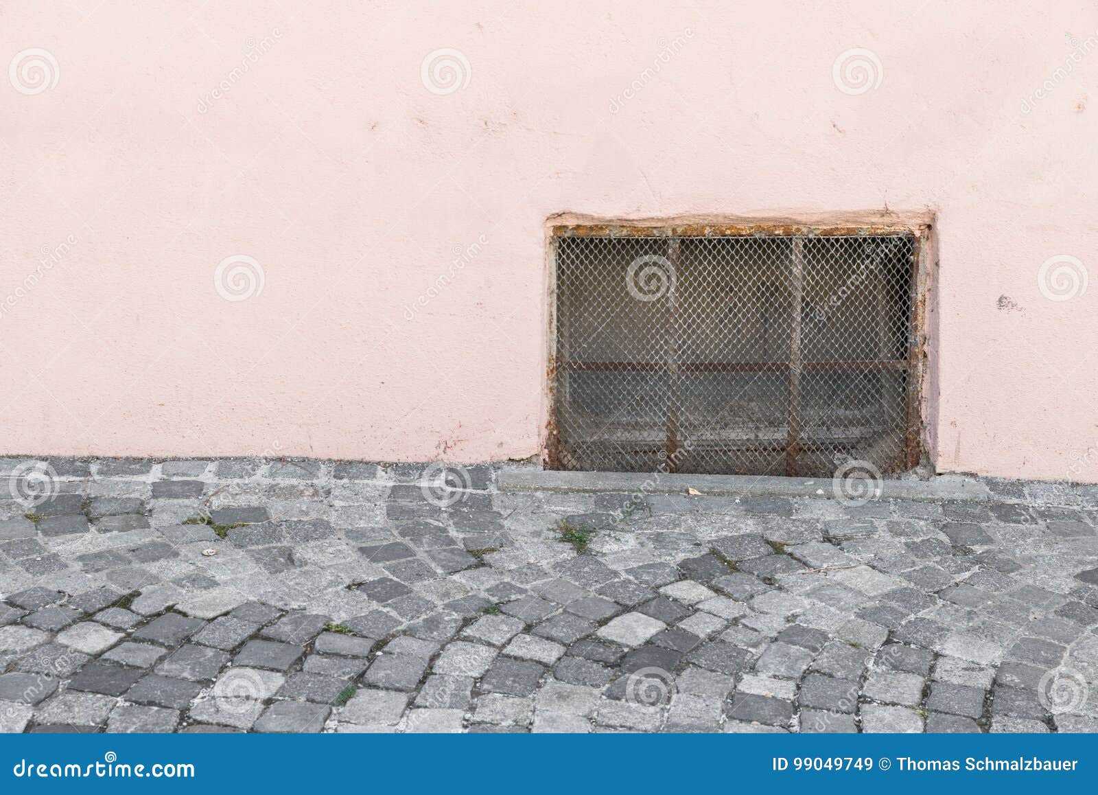Old Rusty Cellar Window with Iron Grating Stock Image - Image of ...