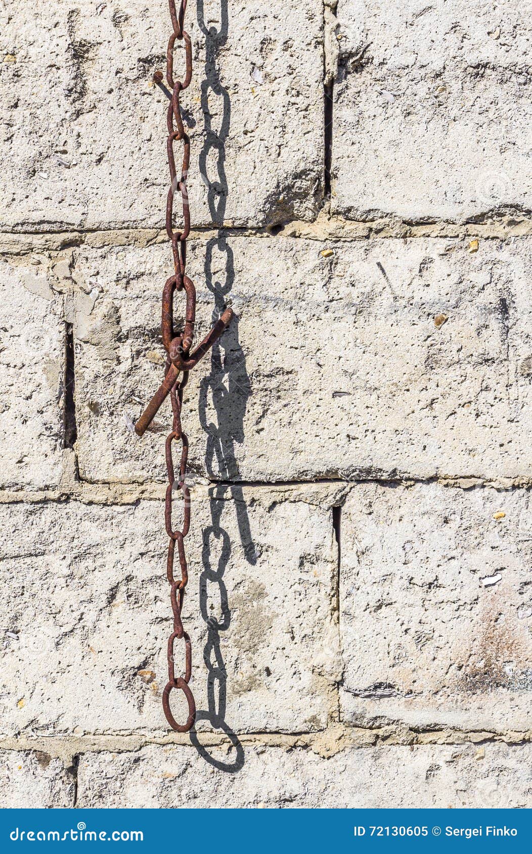 Old rusty chain stock image. Image of color, effects - 72130605