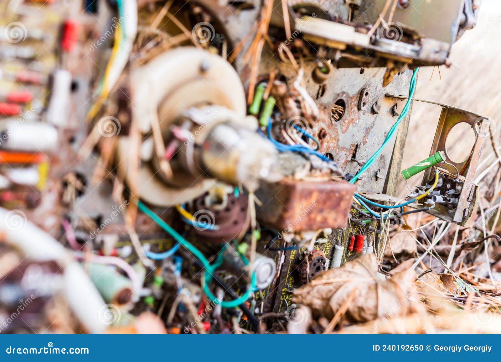 Old and rusty chip stock photo. Image of corrosion, circuit - 240192650