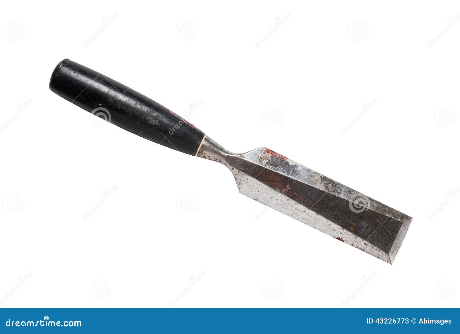 Old rusty chisel stock image. Image of used, corroded - 43226773