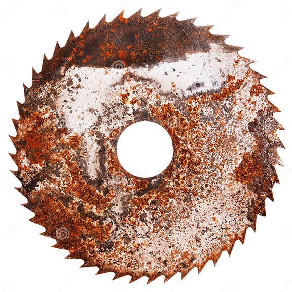 Old Rusty Circular Saw Blade Stock Image - Image of disc, iron: 43638523