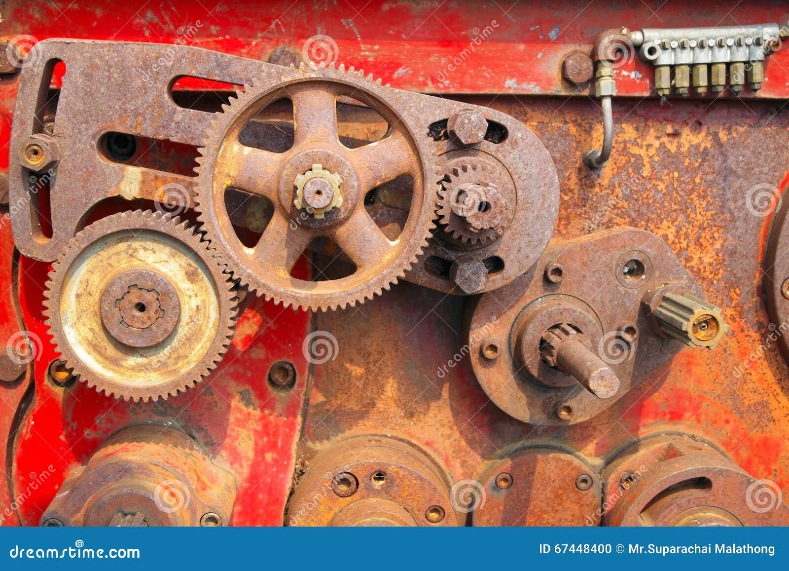 Old Rusty Cogs. stock photo. Image of equipment, power - 67448400
