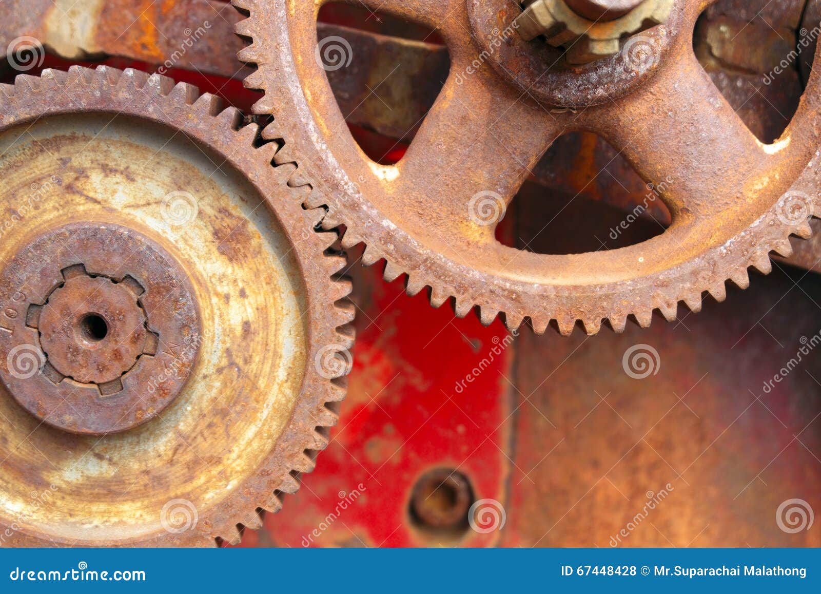 Old Rusty Cogs. stock photo. Image of design, rusty, scrap - 67448428