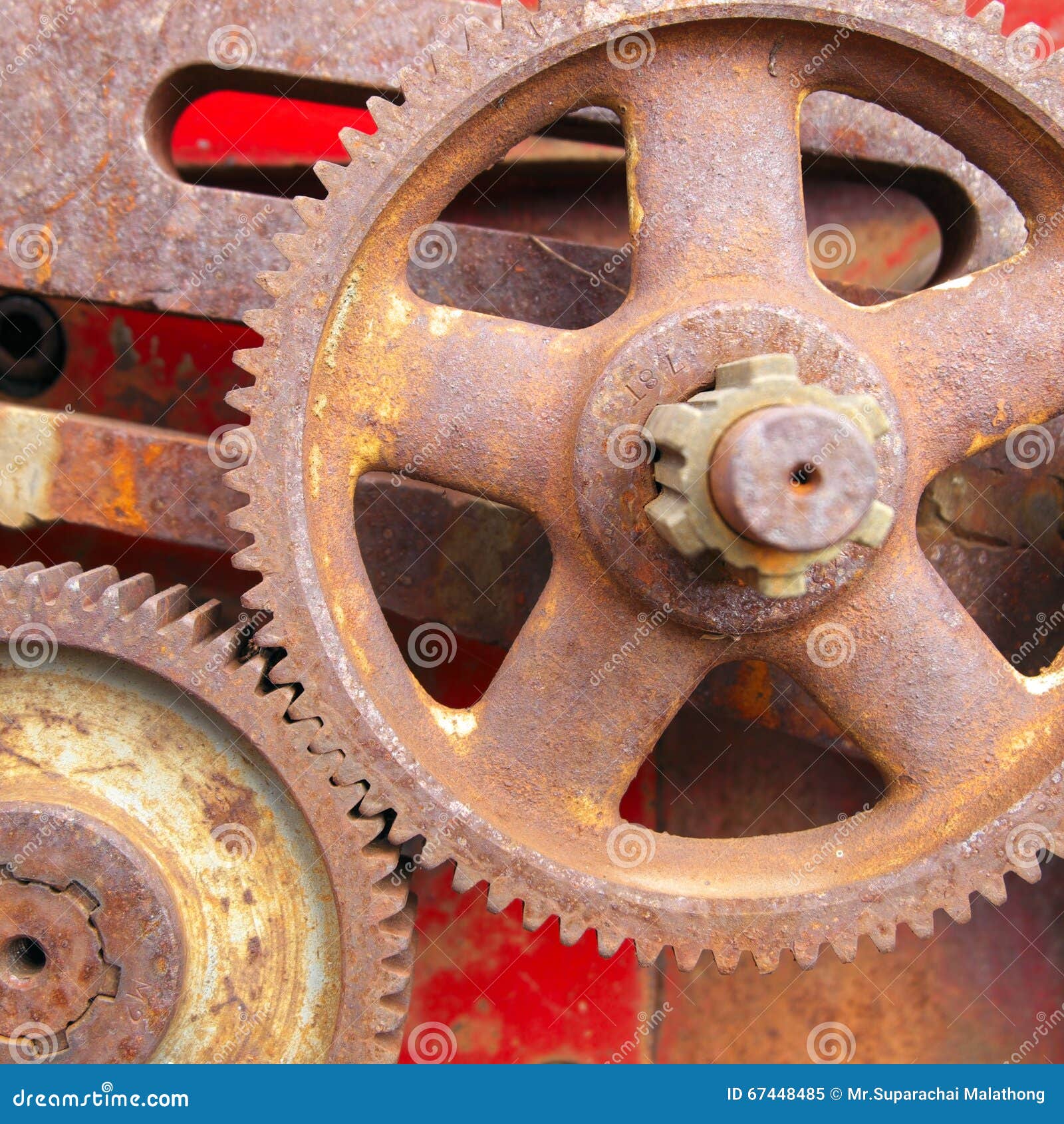 Rusty Cogs Gear Mechanical Transmission Royalty-Free Stock Photo ...