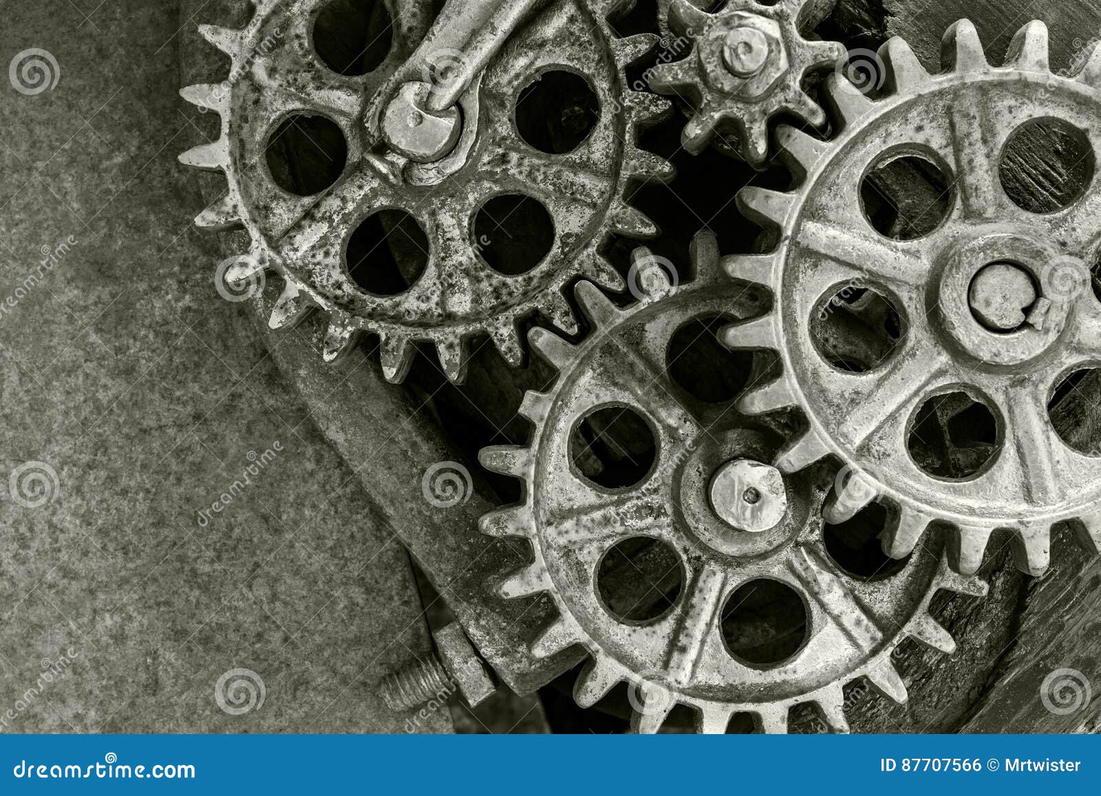 Old Rusty Cogs and Wheels on Rusty Background Stock Photo - Image of ...