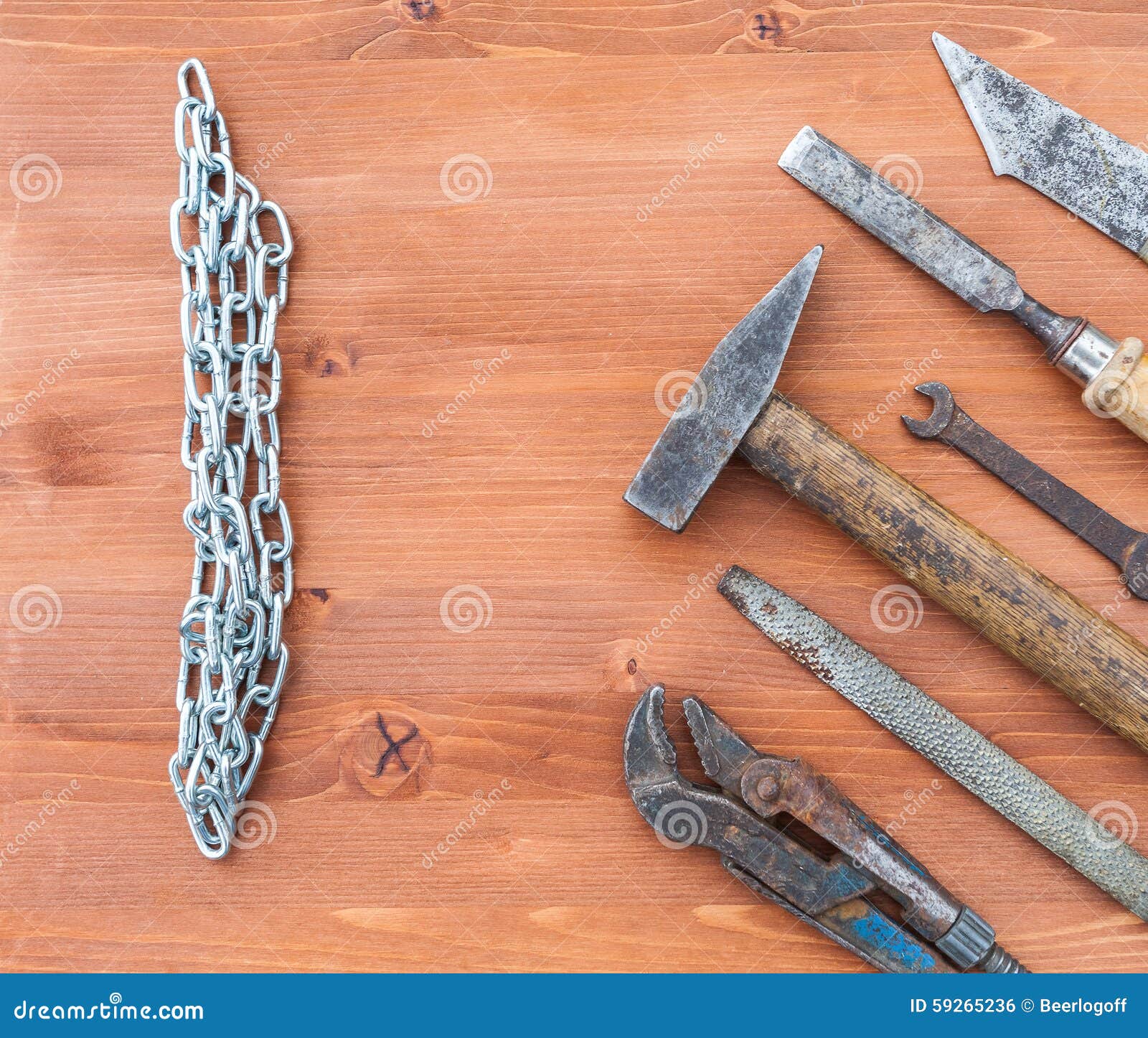 Old Rusty Construction Instruments Stock Photo - Image of handyman ...