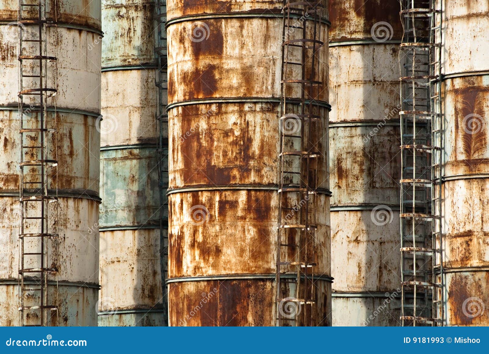 Old rusty containers stock image. Image of building, heavy - 9181993