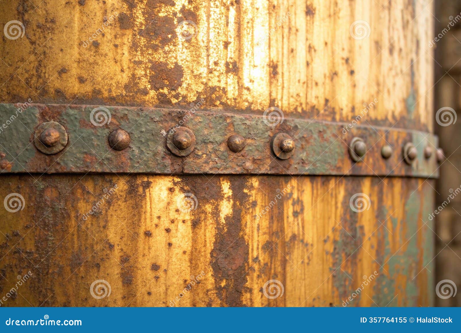 Old Rusty Copper and Bronze Metal Texture Stock Illustration ...