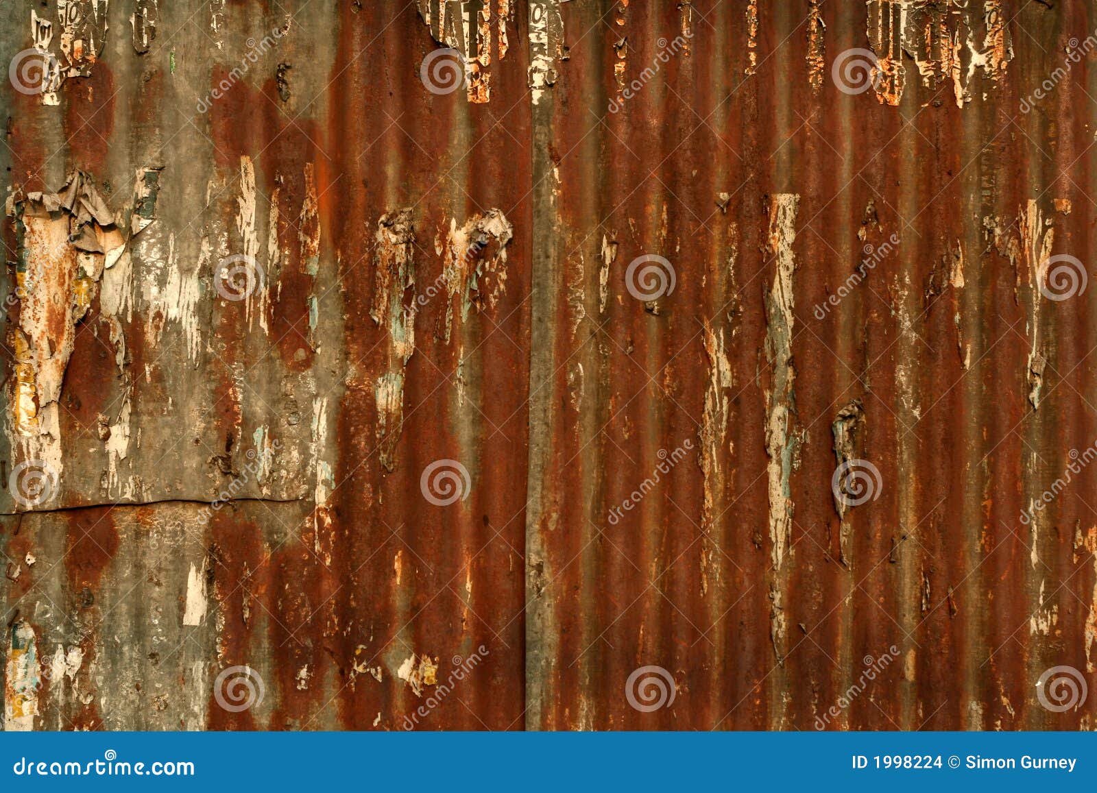 Old Rusty Corrugated Metal Wall Background Stock Photo - Image of rust ...