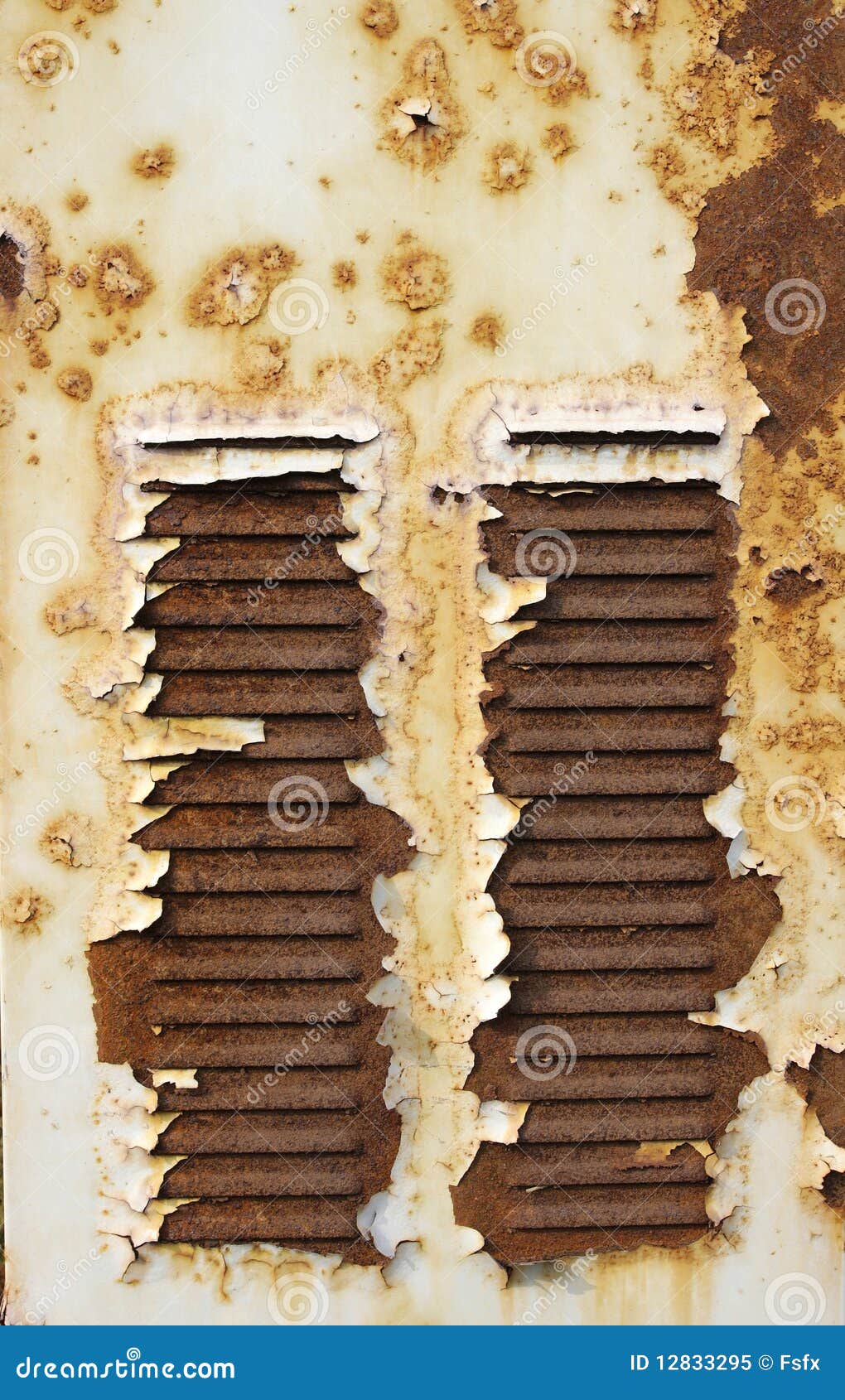 Rusty Old Cover Of Vent Tube With Rusty Nut On Top Royalty-Free Stock ...