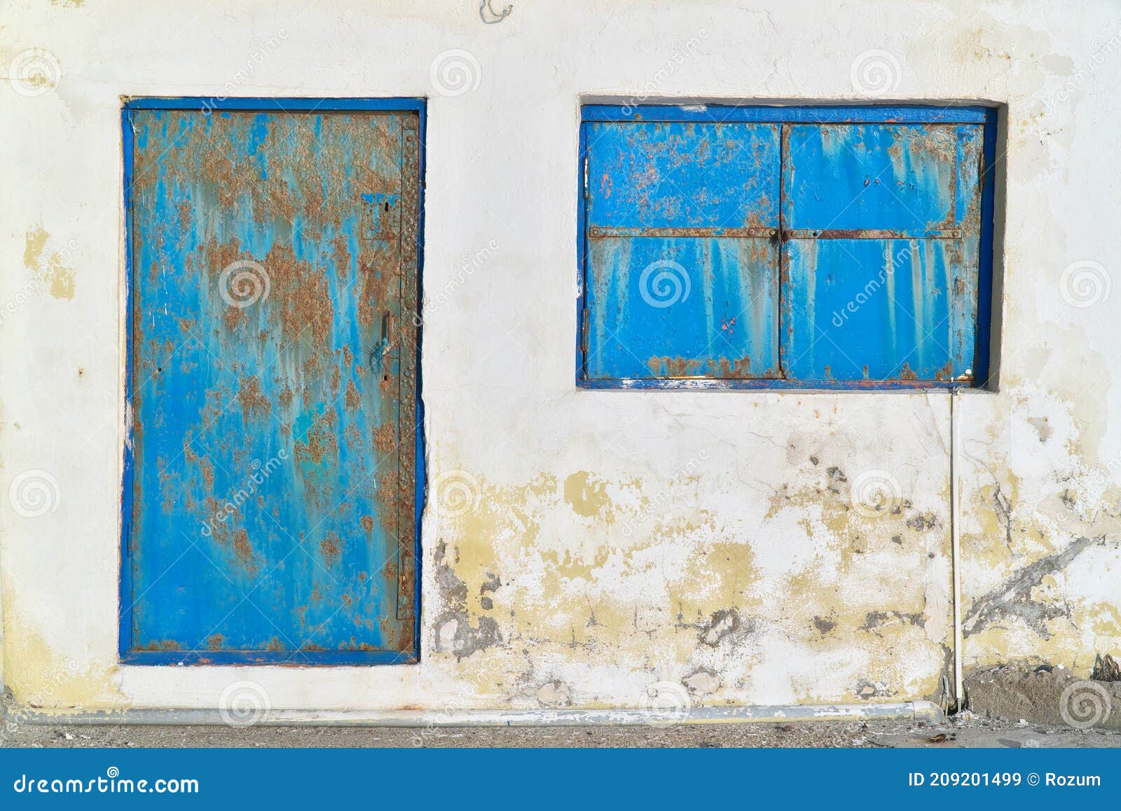 Old Rusty and Destroyed Building Structure Stock Image - Image of ...