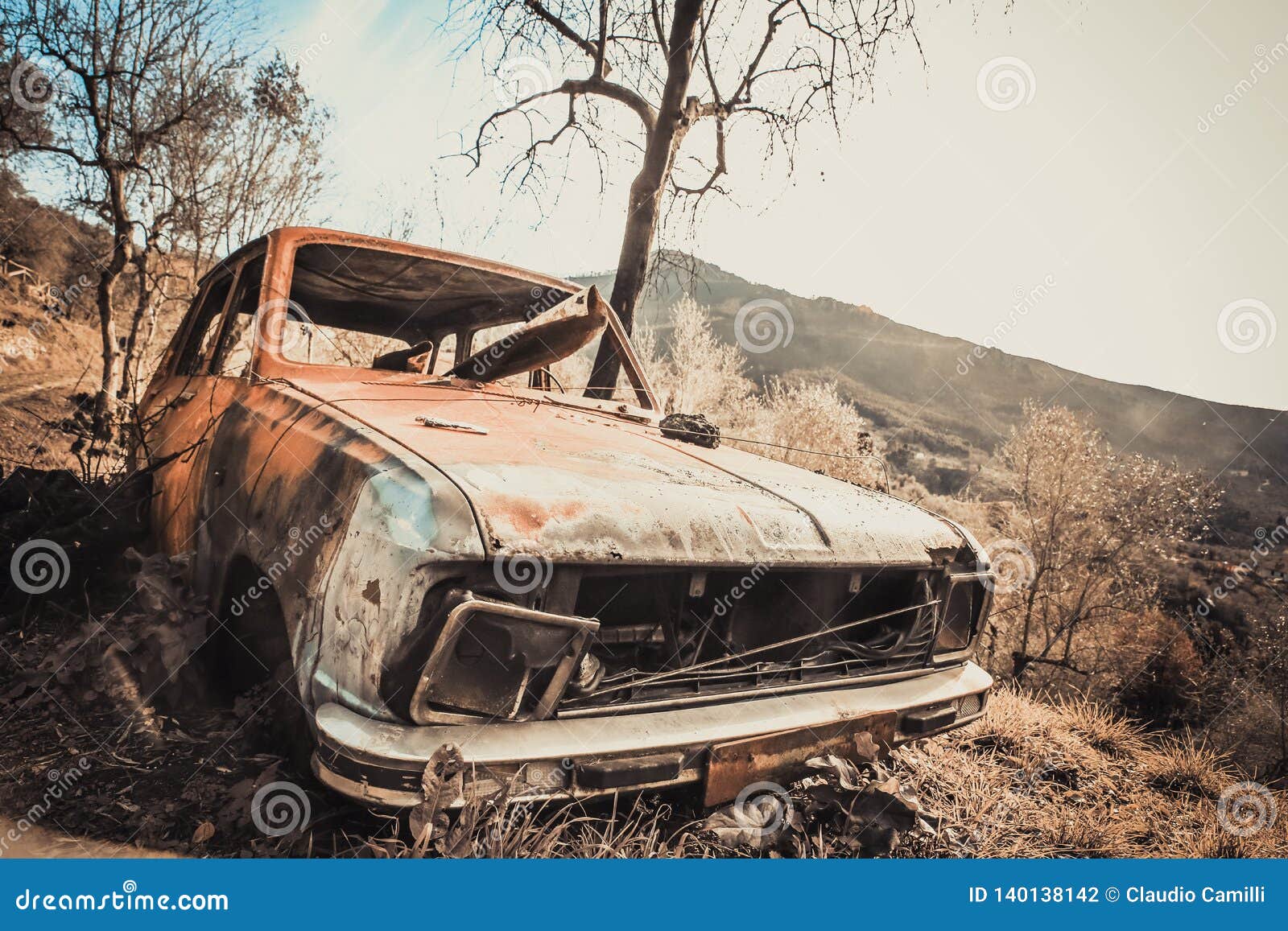Rusty, Destroyed, Devastated, Moldy Radiator Royalty-Free Stock Photo ...