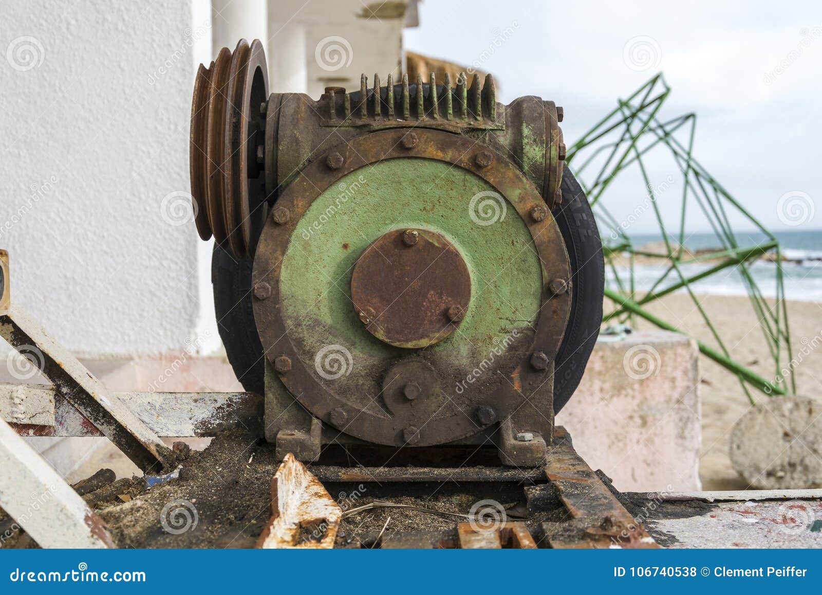 Old motor stock photo. Image of design, motors, mechanic - 106740538