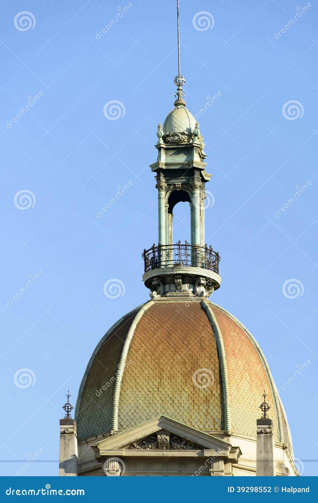 Old rusty dome, Milan stock photo. Image of dome, architecture - 39298552