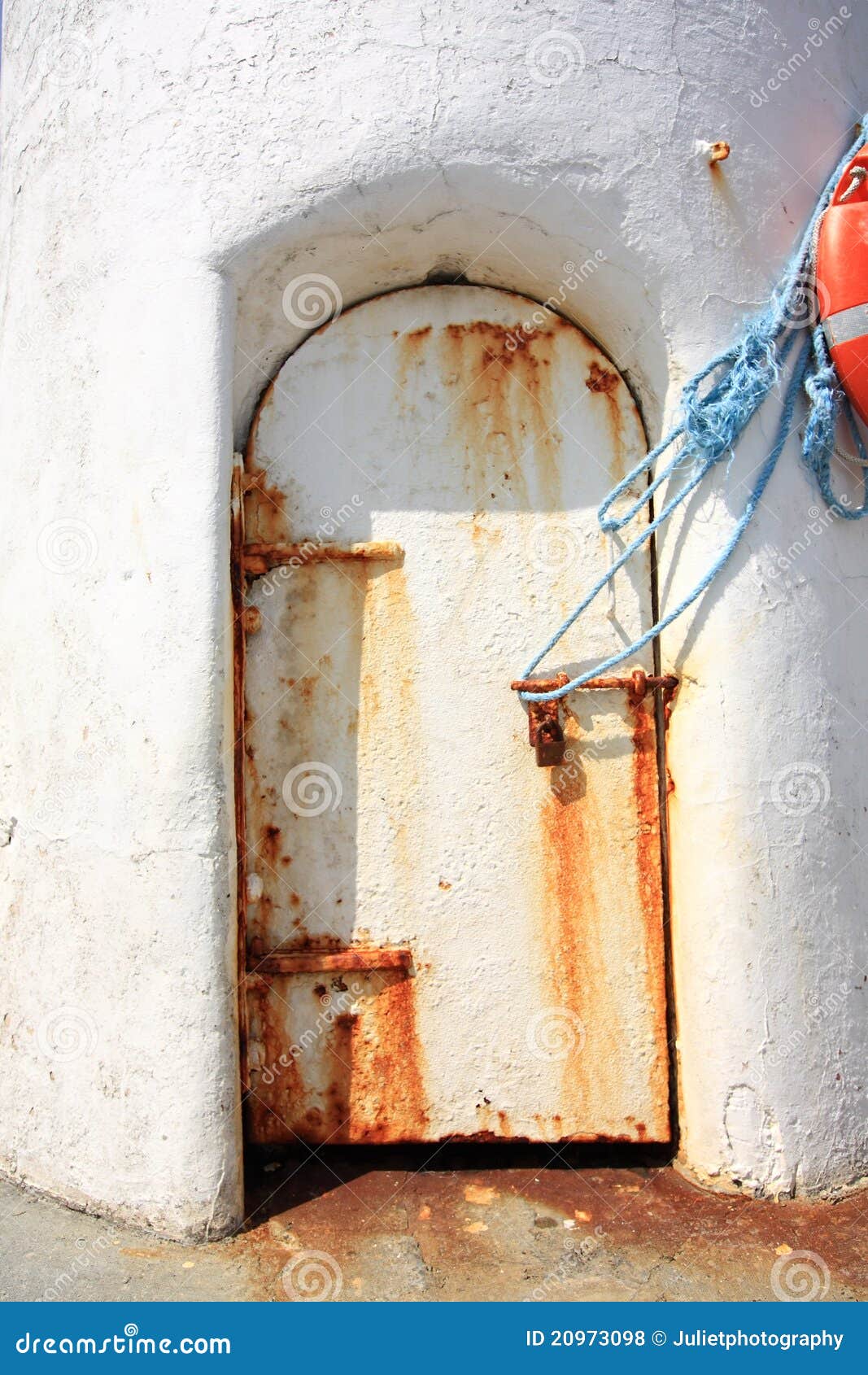 Old, Rusty Door in the Lightouse Stock Photo - Image of lighthouse ...