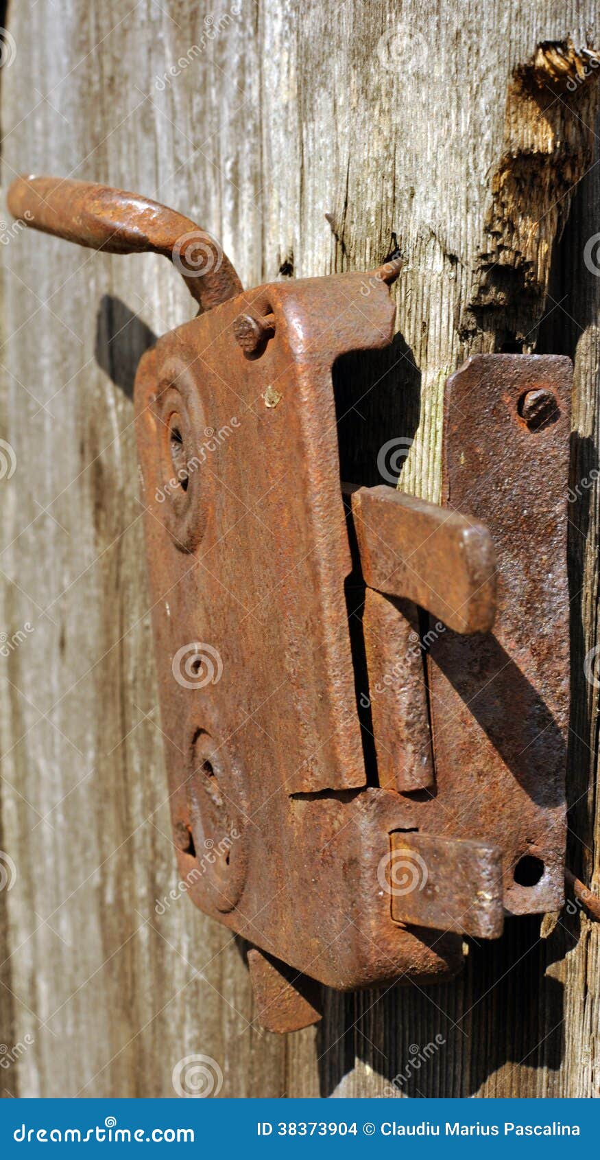Old rusty door lock stock photo. Image of rust, traditional - 38373904