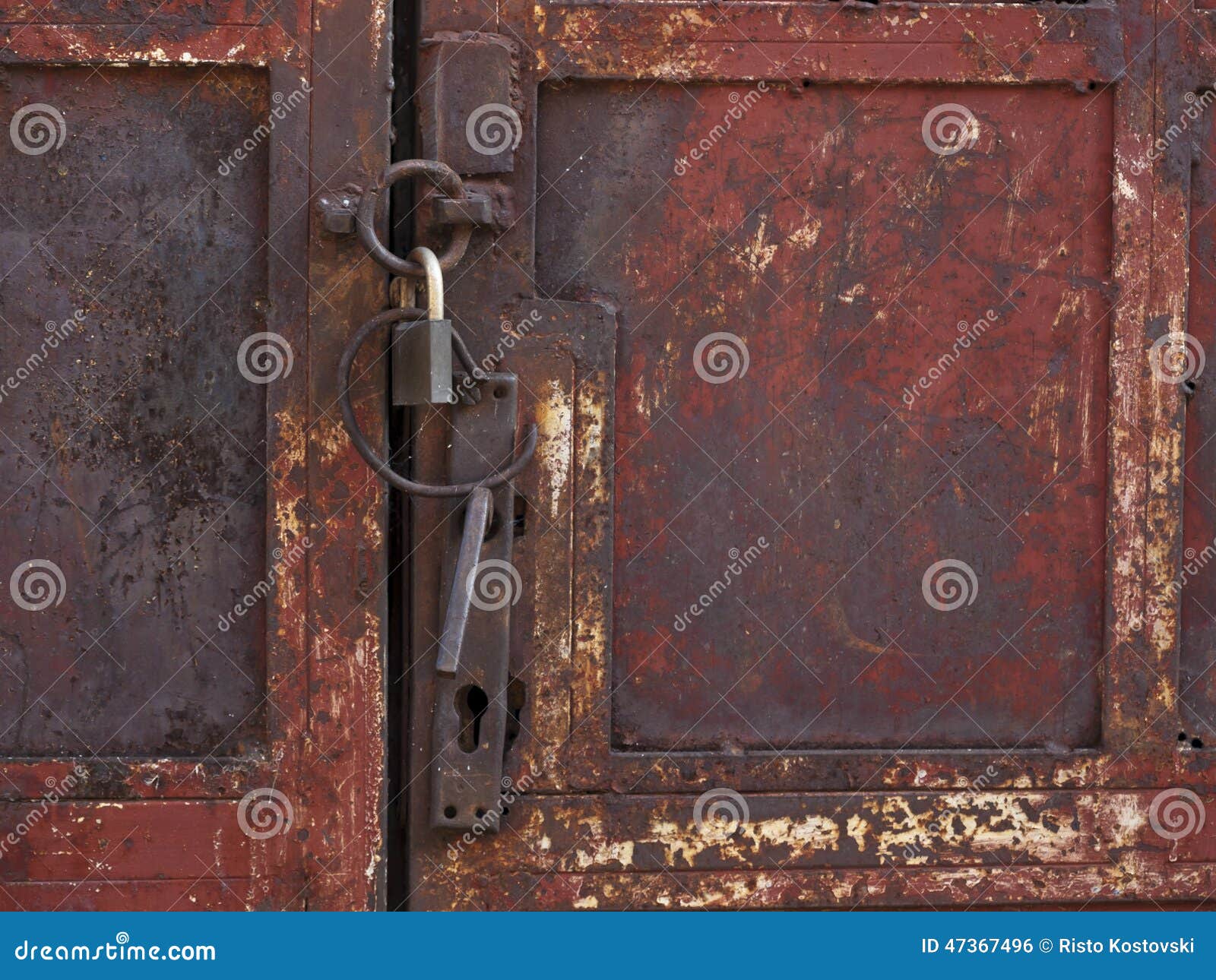 Old rusty door stock photo. Image of background, dirty - 47367496