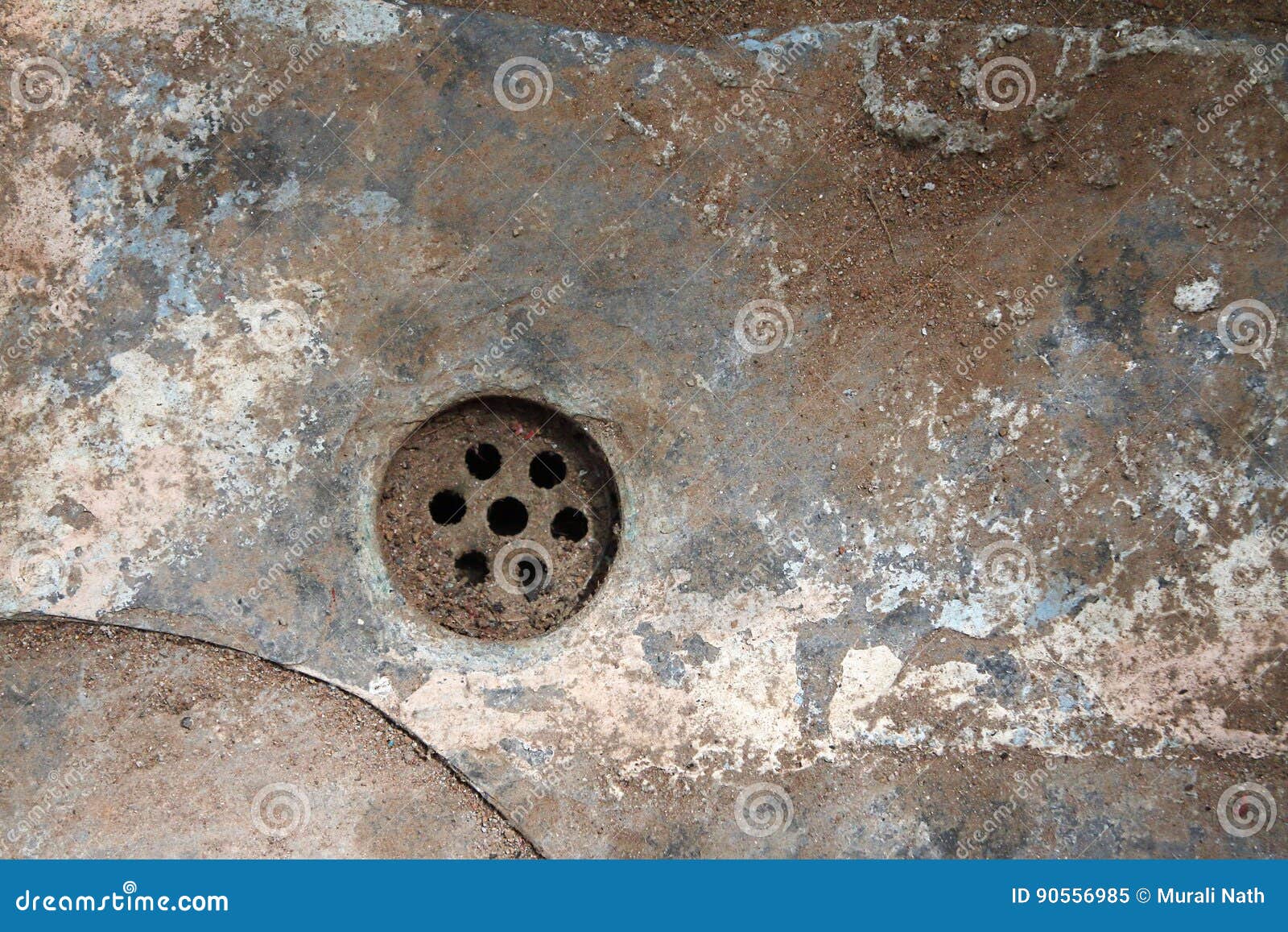 Old rusty drain hole stock image. Image of surface, structure - 90556985