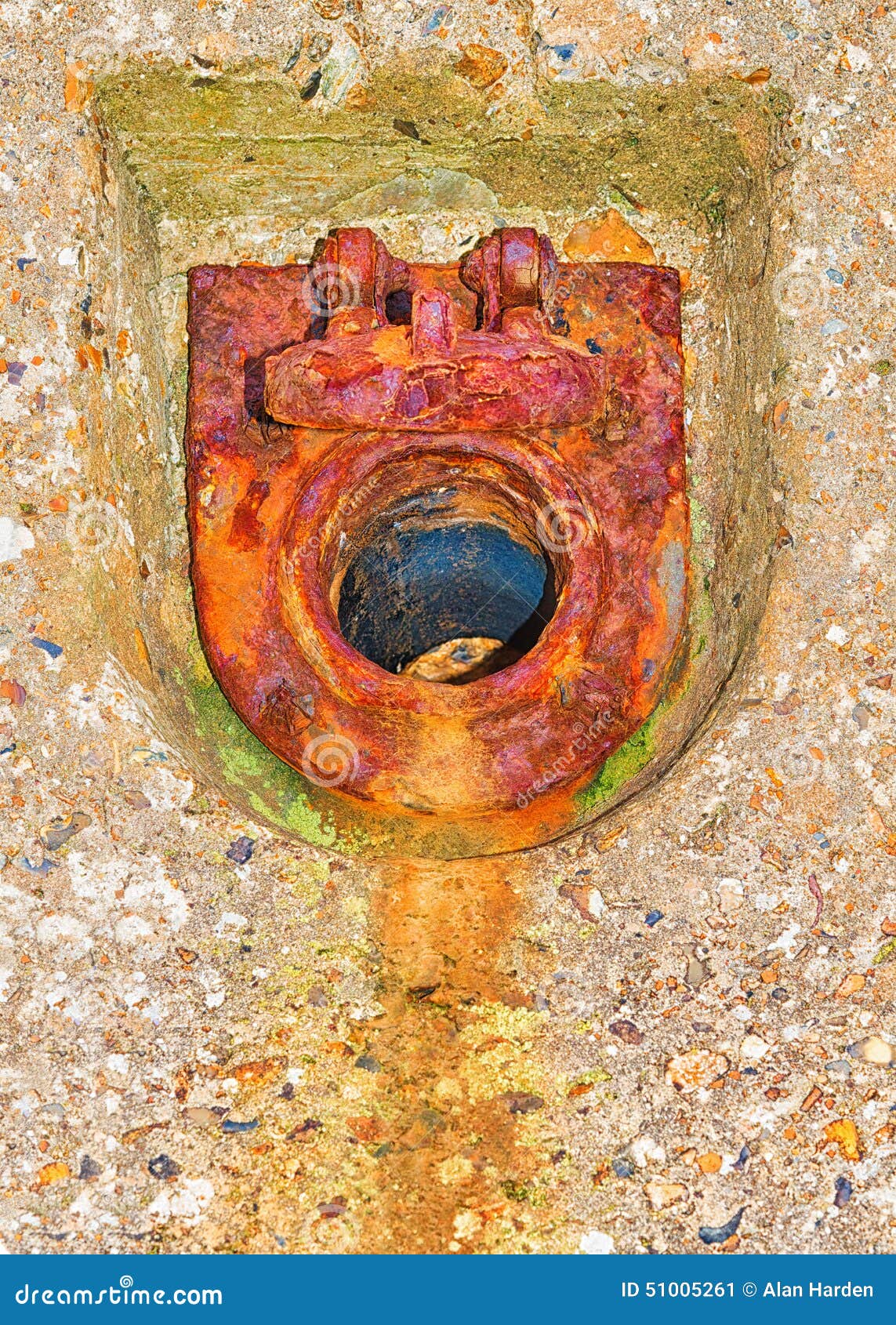 Old rusty drain outlet stock image. Image of aged, rainwater - 51005261