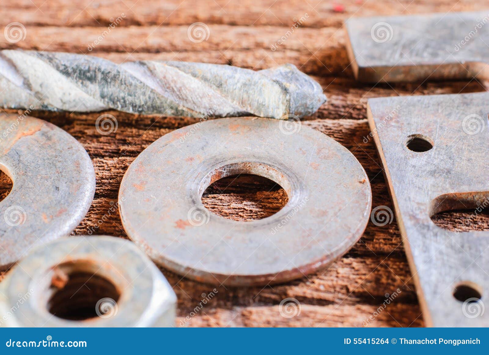Old rusty drill bit stock photo. Image of metal, technology - 55415264