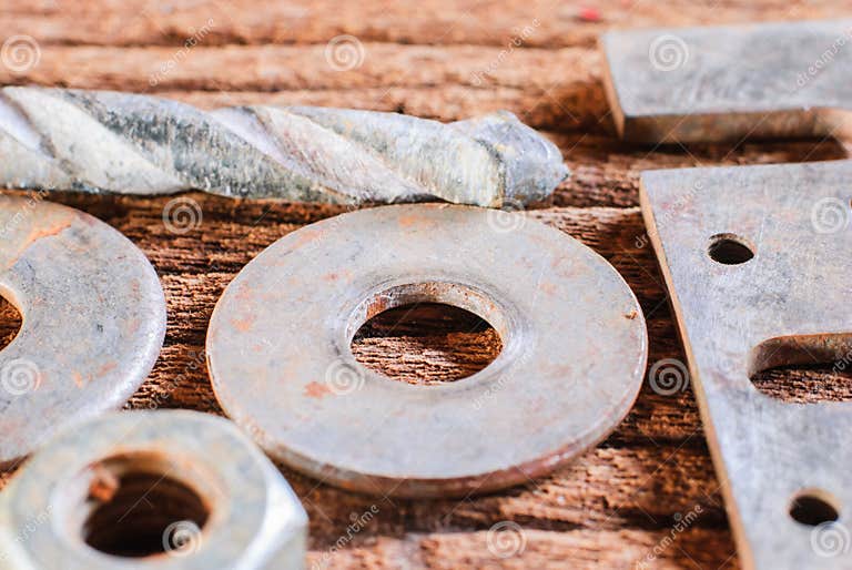 Old rusty drill bit stock photo. Image of metal, technology - 55415264