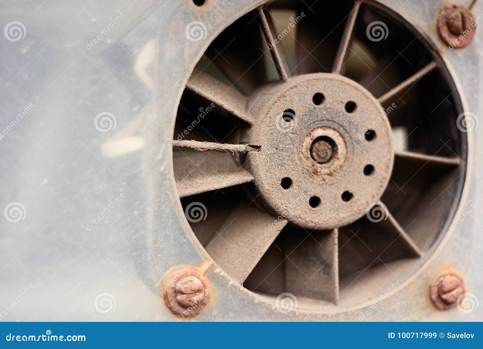 Rusty dust exhaust fan stock image. Image of conditioner - 100717999