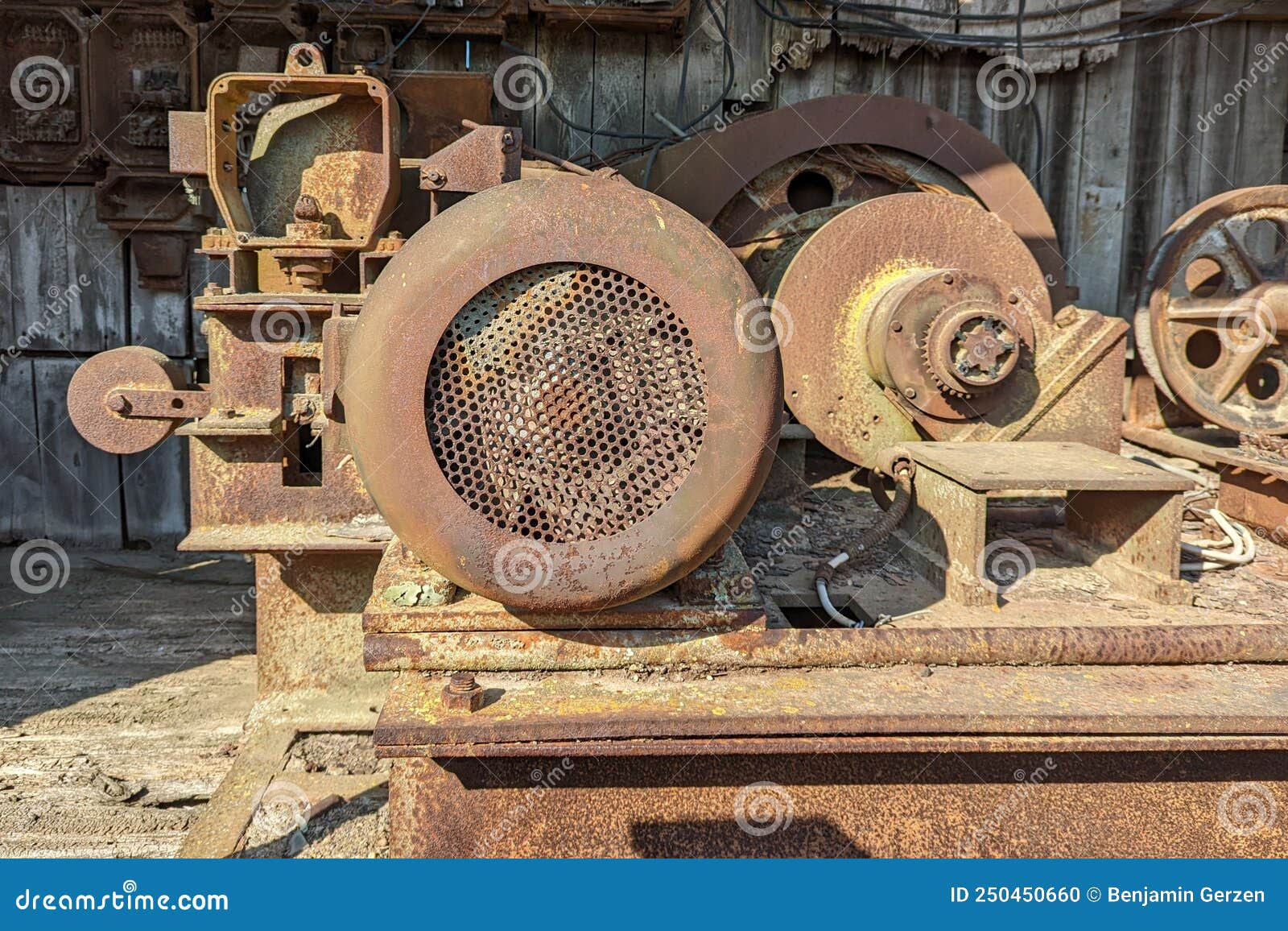 Old Rusty Parts of Electric Engine Stock Photo - Image of rusty, metal ...