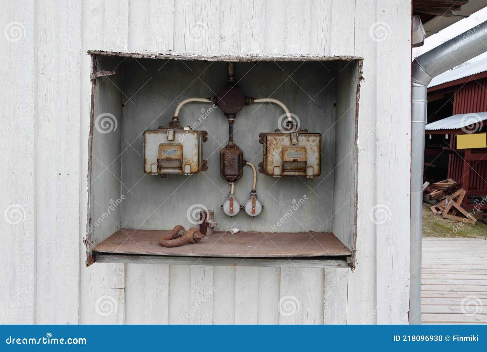 Old and Rusty Electric Control Box Stock Photo - Image of device ...