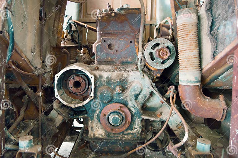 Old rusty engine stock photo. Image of metallic, closeup - 28774262