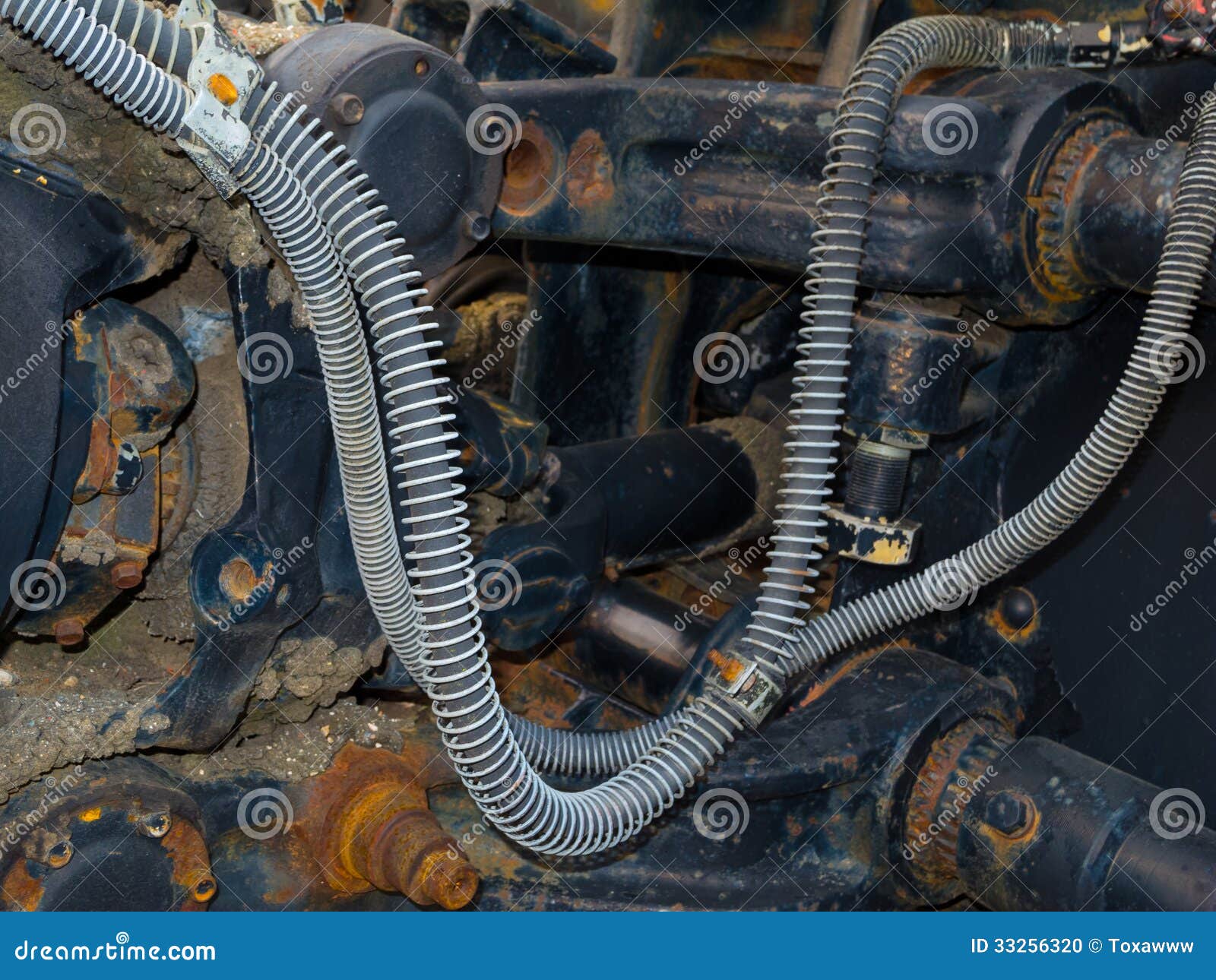 Old rusty engine stock photo. Image of motor, equipment - 33256320