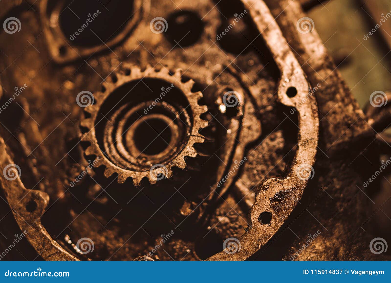 Part of rusty engine stock image. Image of construction - 115914837
