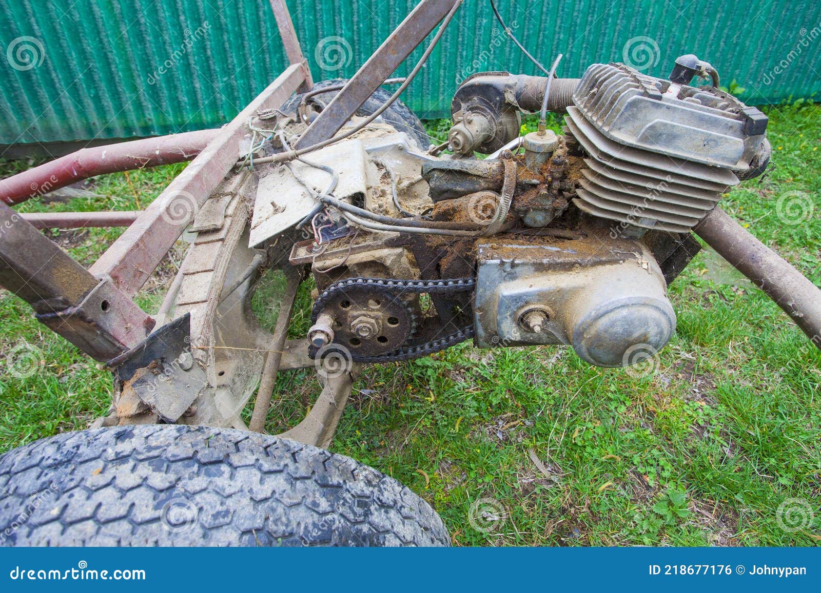Old Rusty Car Engine Royalty-Free Stock Photography | CartoonDealer.com ...