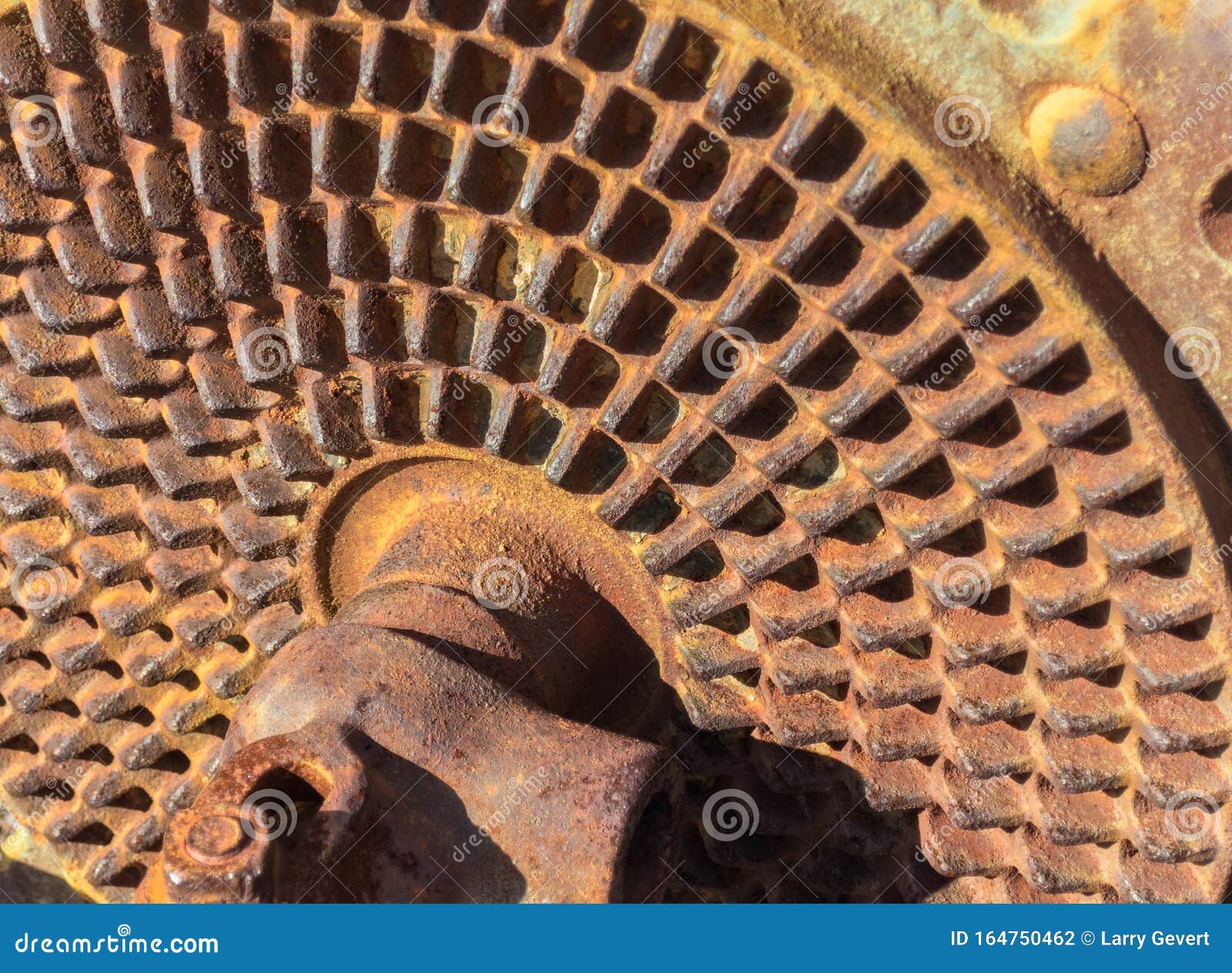 Old Rusty Farm Equipment, Geometric Design Stock Photo - Image of field ...