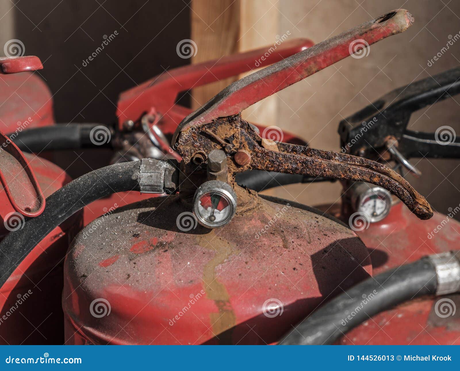 Fire extinguisher stock image. Image of ready, aold - 144526013