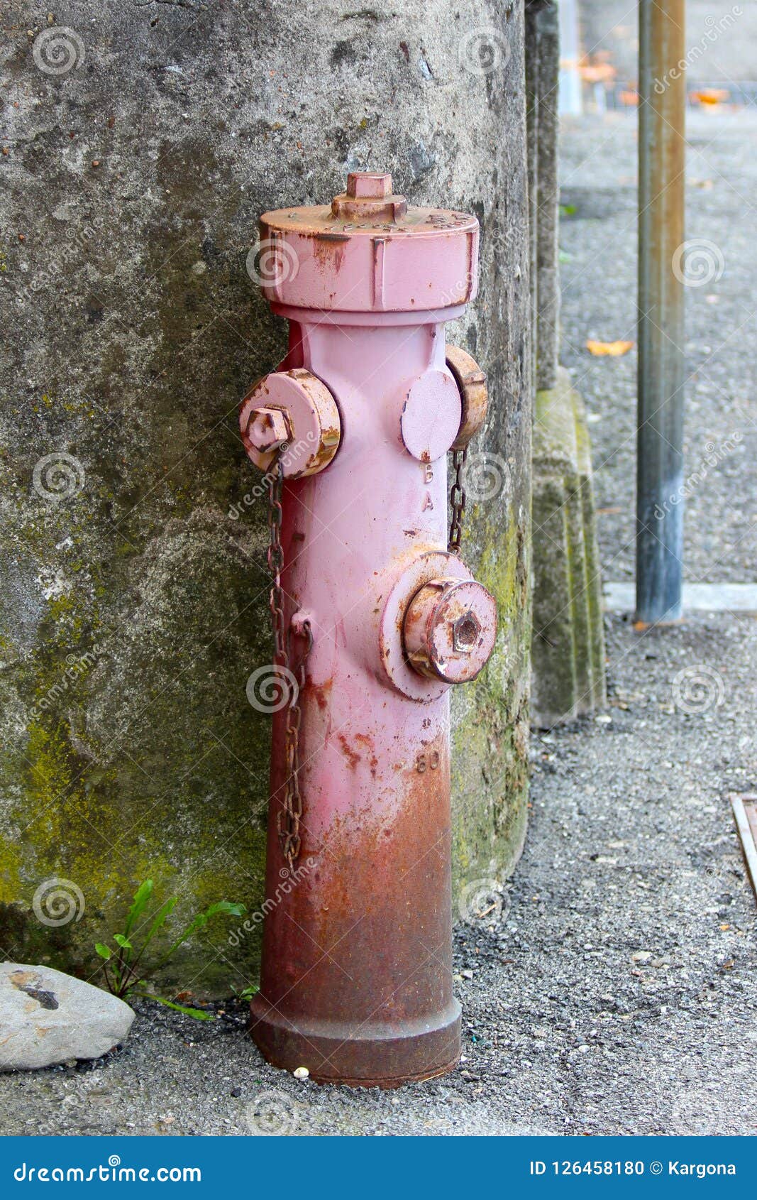 An old rusty fire hydrant stock photo. Image of urban - 126458180
