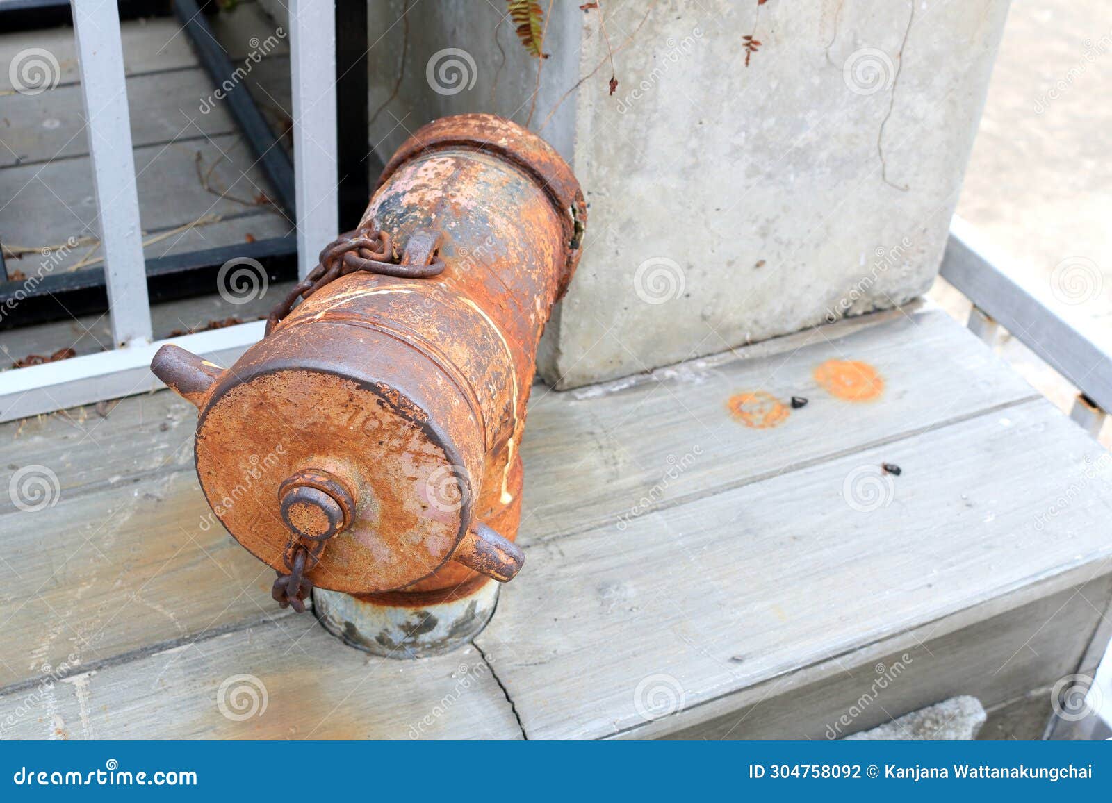 Old and Rusty Fire Hydrant, Thailand. Stock Photo - Image of brown ...
