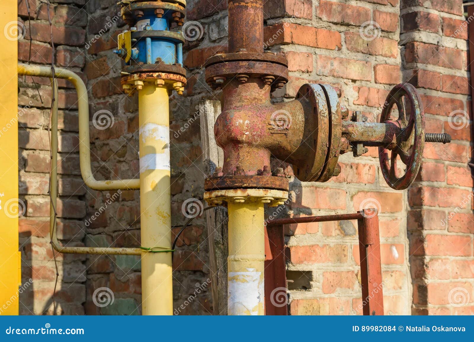 Old Rusty Flanged Connection Close Up Stock Photo - Image of leak ...