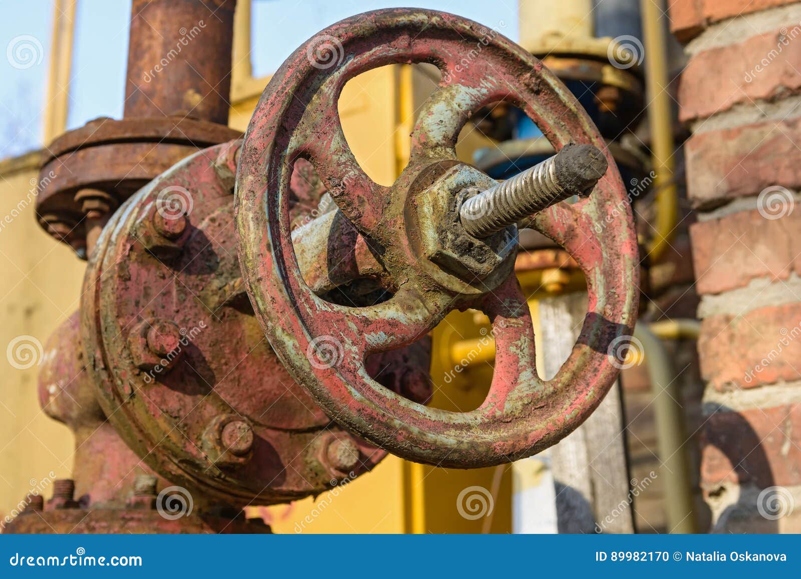 Old Rusty Flanged Connection Close Up Stock Photo - Image of flow ...