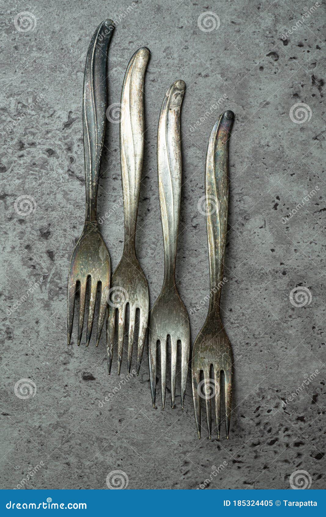 Rusty Old Utensils on Grungy Background Stock Image - Image of rough ...
