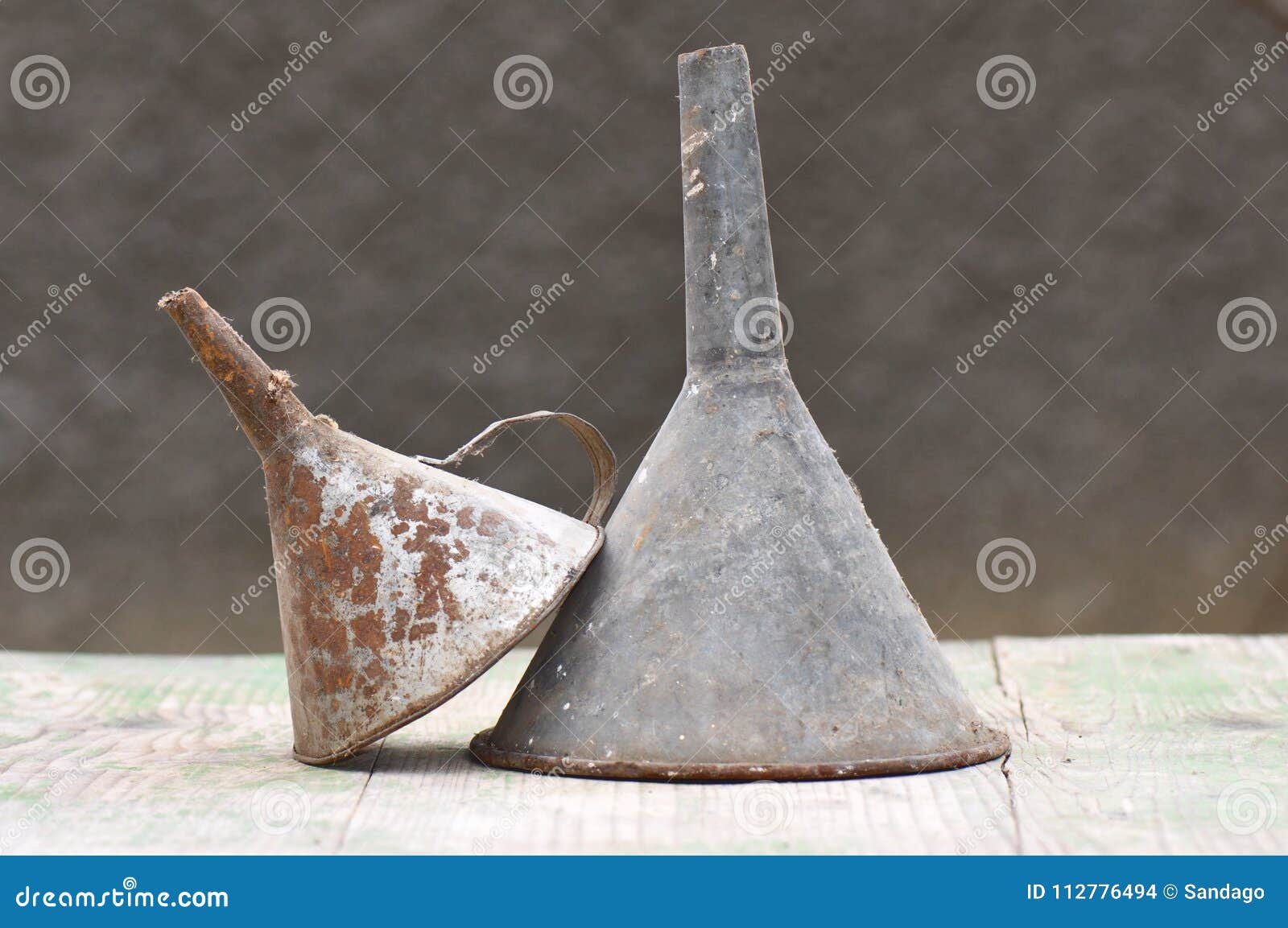 Old Rusty Funnel stock photo. Image of chemistry, detail - 112776494