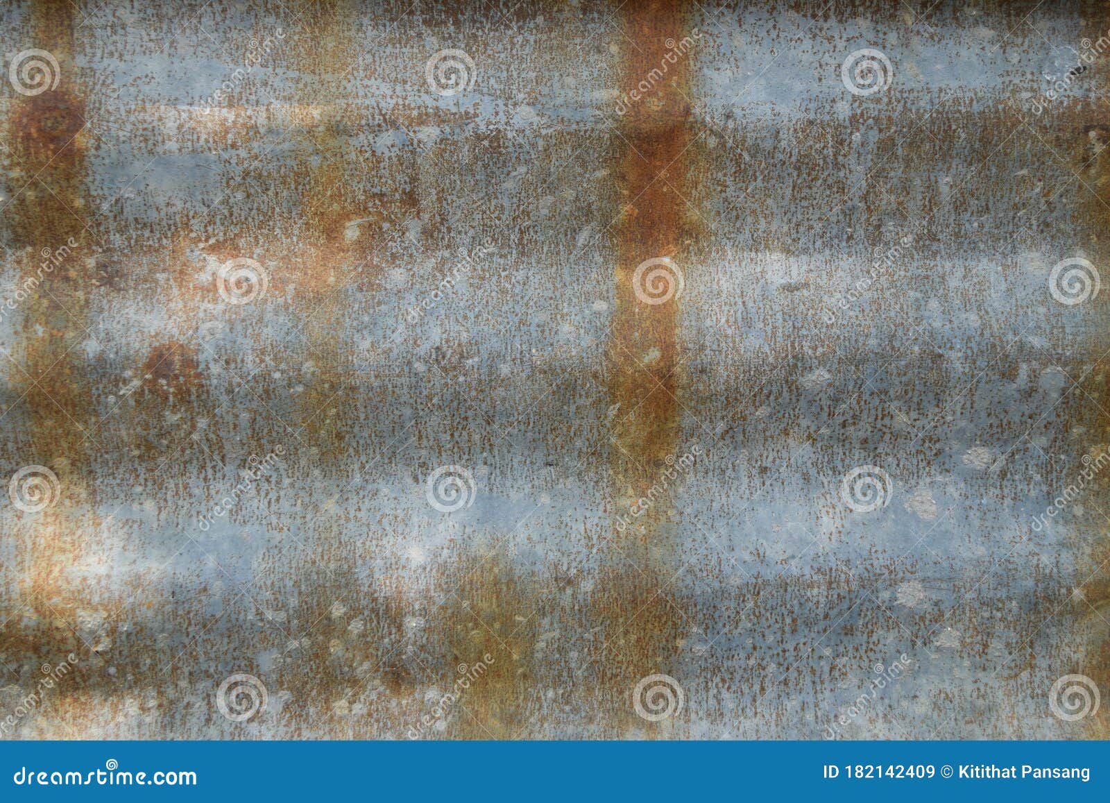 Old and Rusty Galvanized Metal Sheet. Stock Image - Image of panel ...