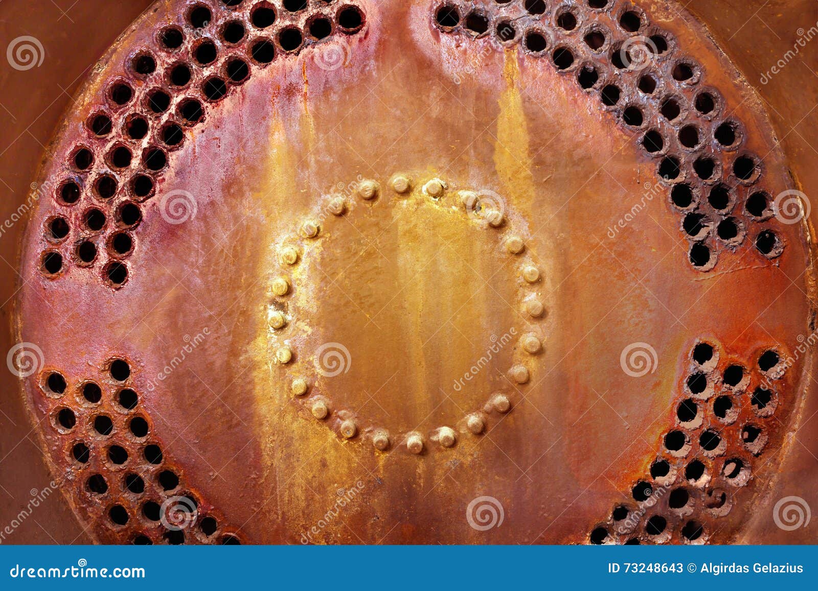 Old Rusty Gas Boiler Detail Stock Image - Image of structure, industry ...