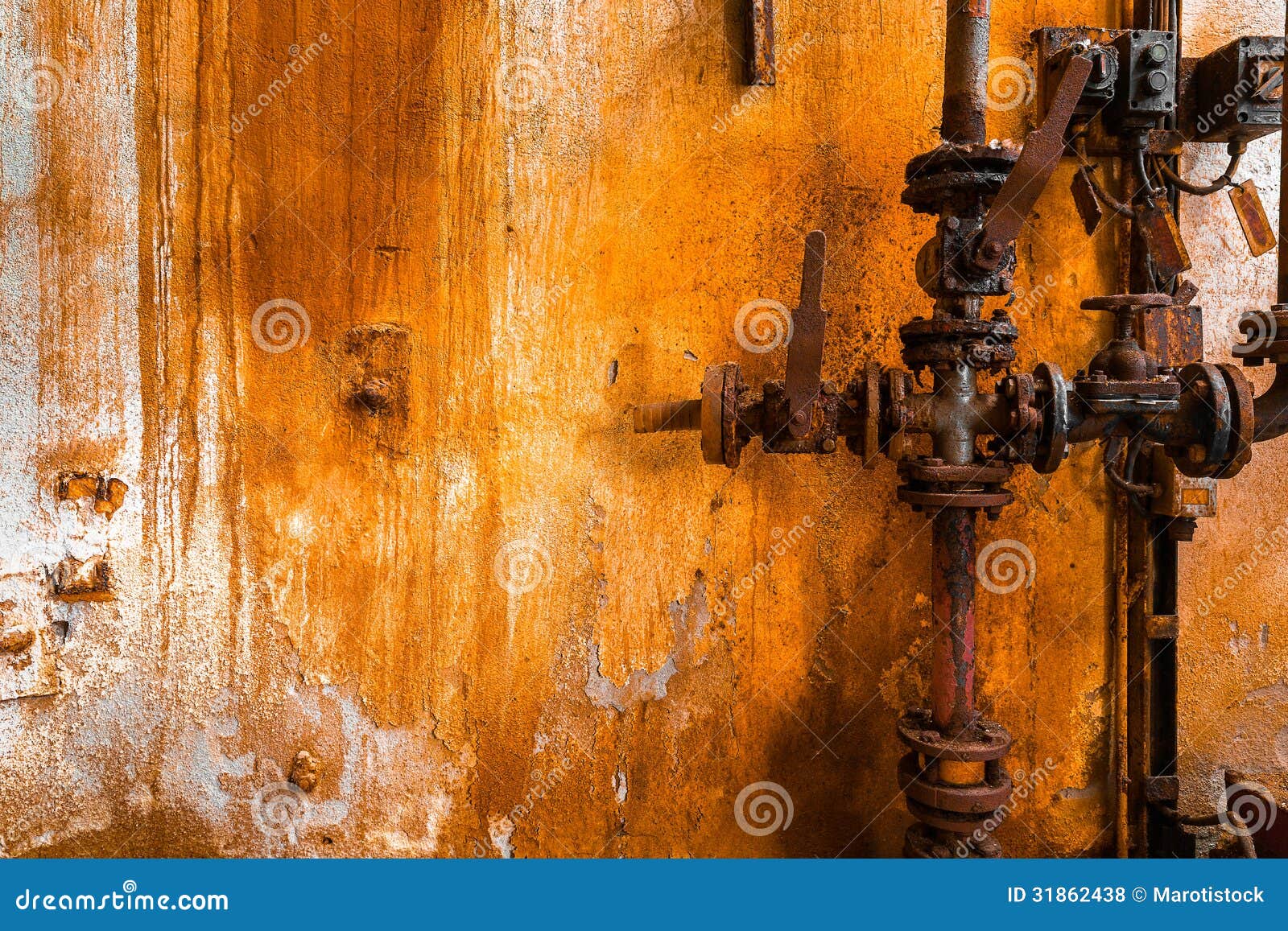 Old rusty gas pipe line stock photo. Image of risk, industry - 31862438