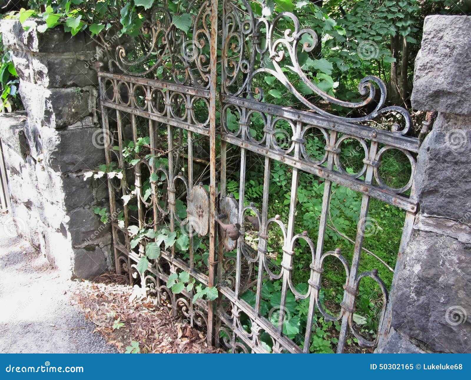 Old Rusty Gate Stock Image | CartoonDealer.com #50302165