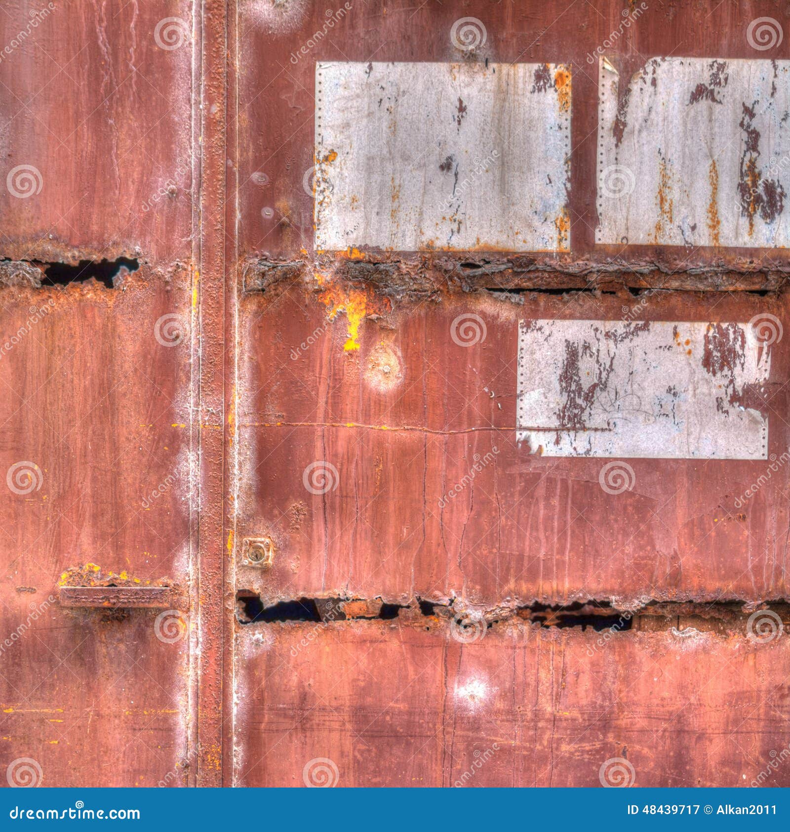 Old rusty gate with signs stock image. Image of detail - 48439717