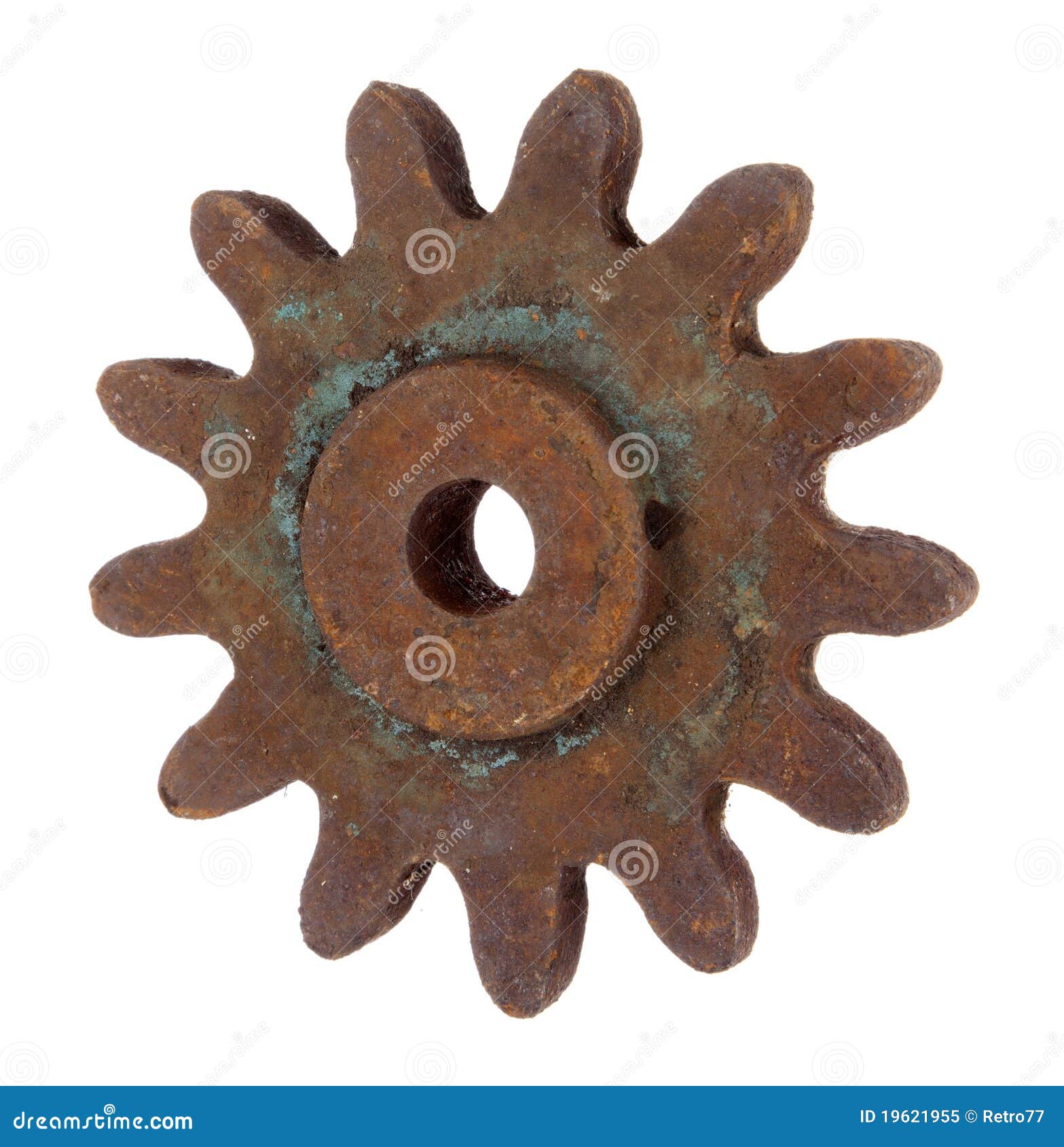 Old rusty gear stock image. Image of wheel, mechanical - 19621955