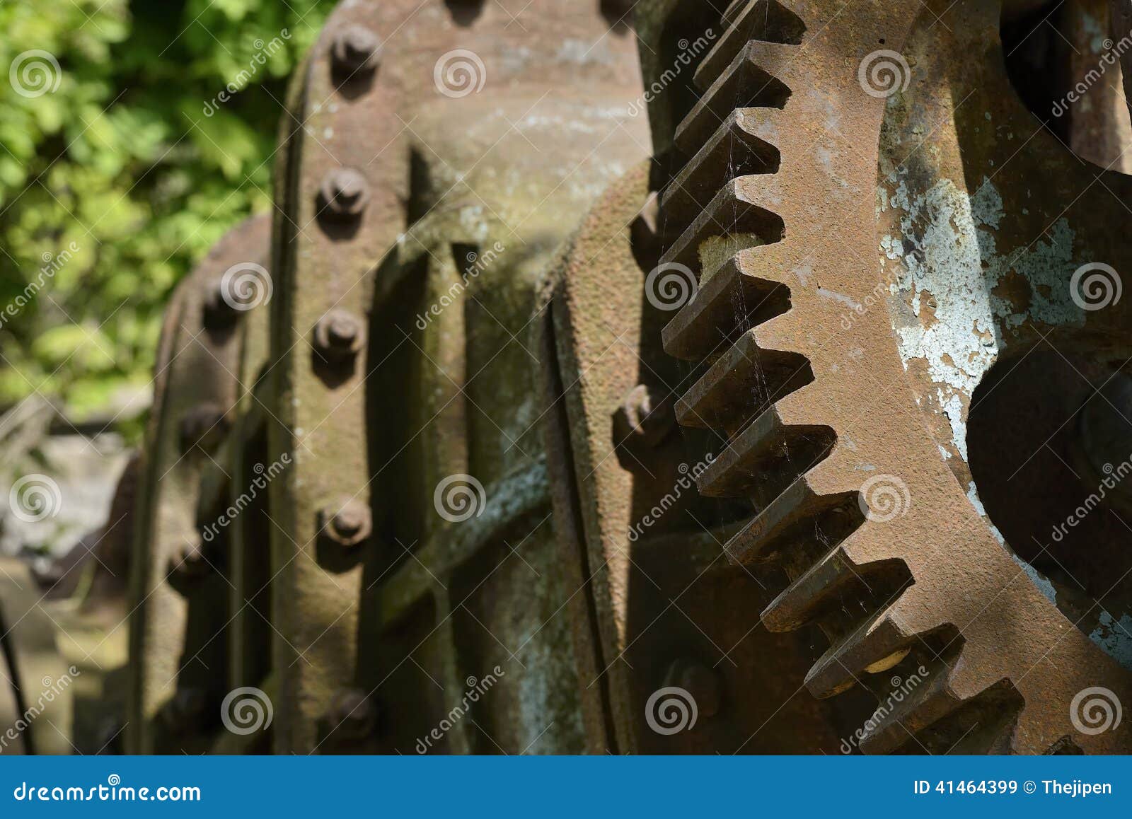 Old rusty gears stock image. Image of grunge, broken - 41464399